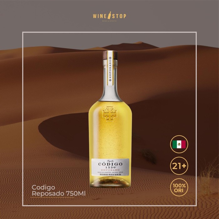 Jual Codigo Reposado 750ML Tequila Premium | Shopee Indonesia