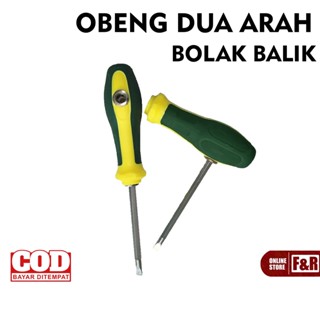 Jual Obeng Panjang 4 inch Obeng Bolak Balik Magnet 3 Way Obeng T 3 in 1 ...