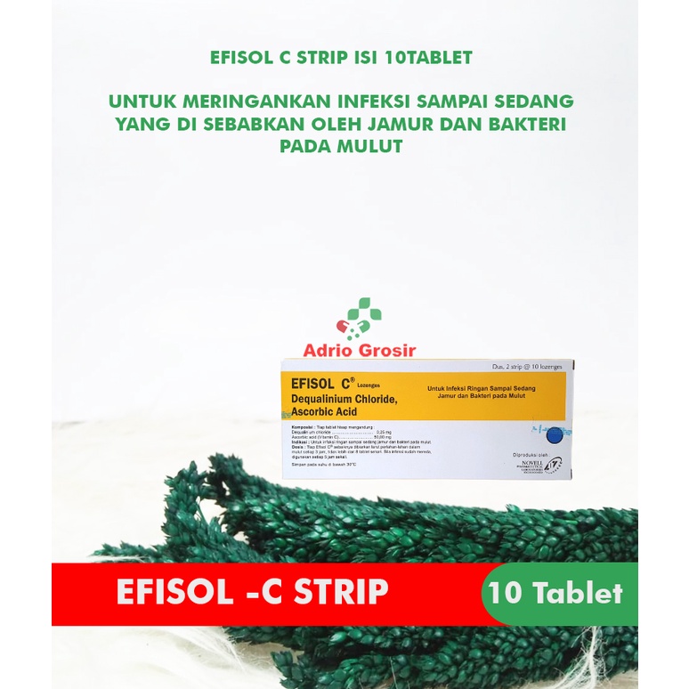 Jual EFISOL STRIP ISI 10 TABLET | Shopee Indonesia