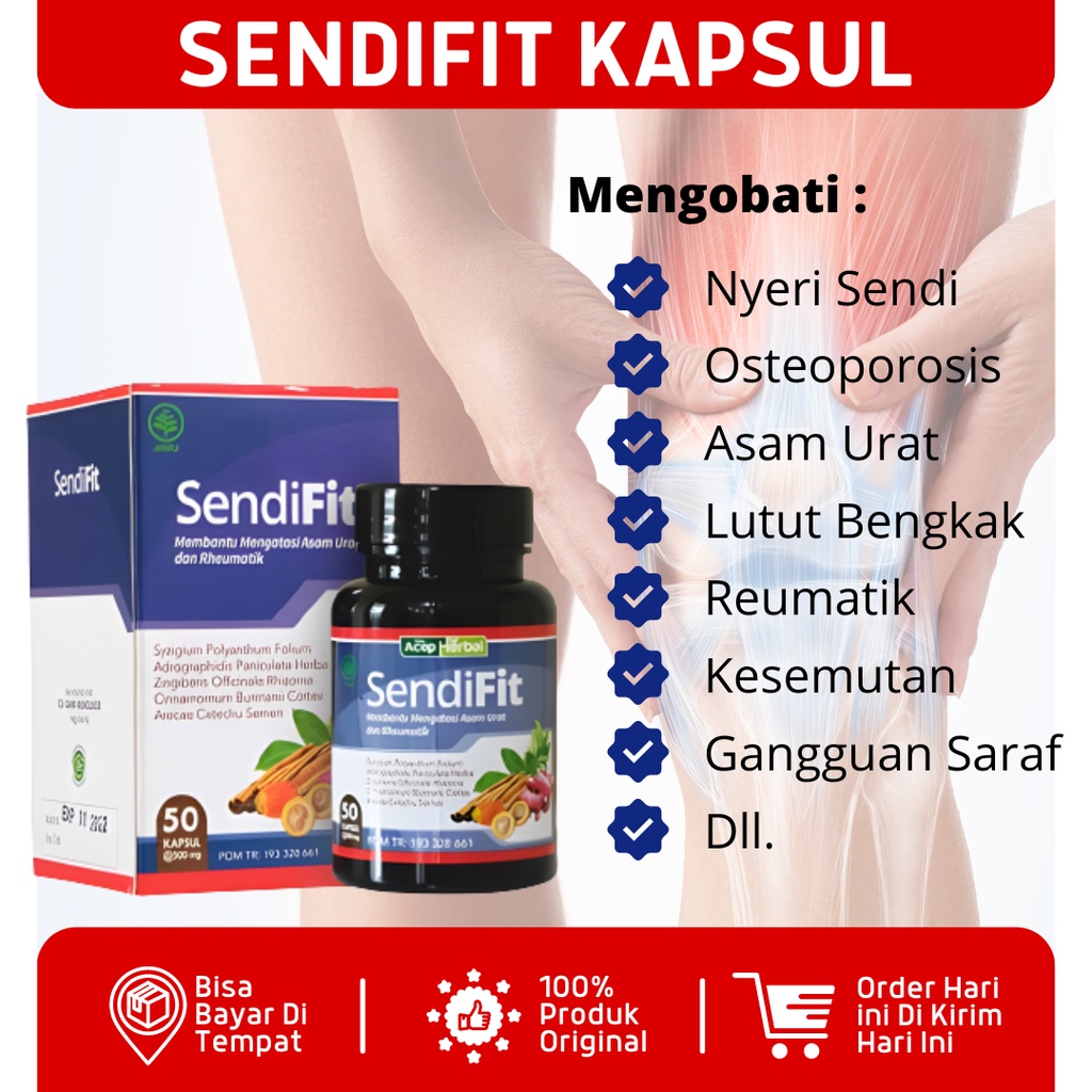 Jual Obat Sakit Lutut dan Sendi, Obat Radang Sendi Lutut, Obat Nyeri ...