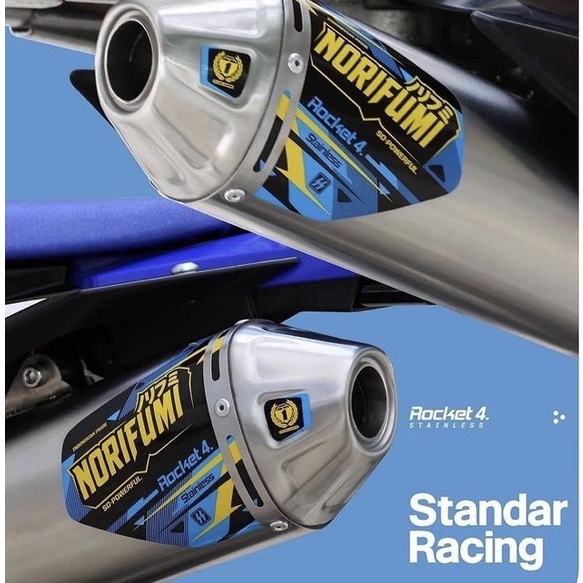 Jual PROMO HARGA NAIK 3 HARI LAGI KNALPOT NORIFUMI ROCKET 4 STAINLES PNP CRF 150L KLX 150 D ...