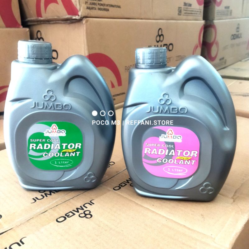 Jual air radiator collant /cairan pendingin motor/mobil kemasan 1 liter ...