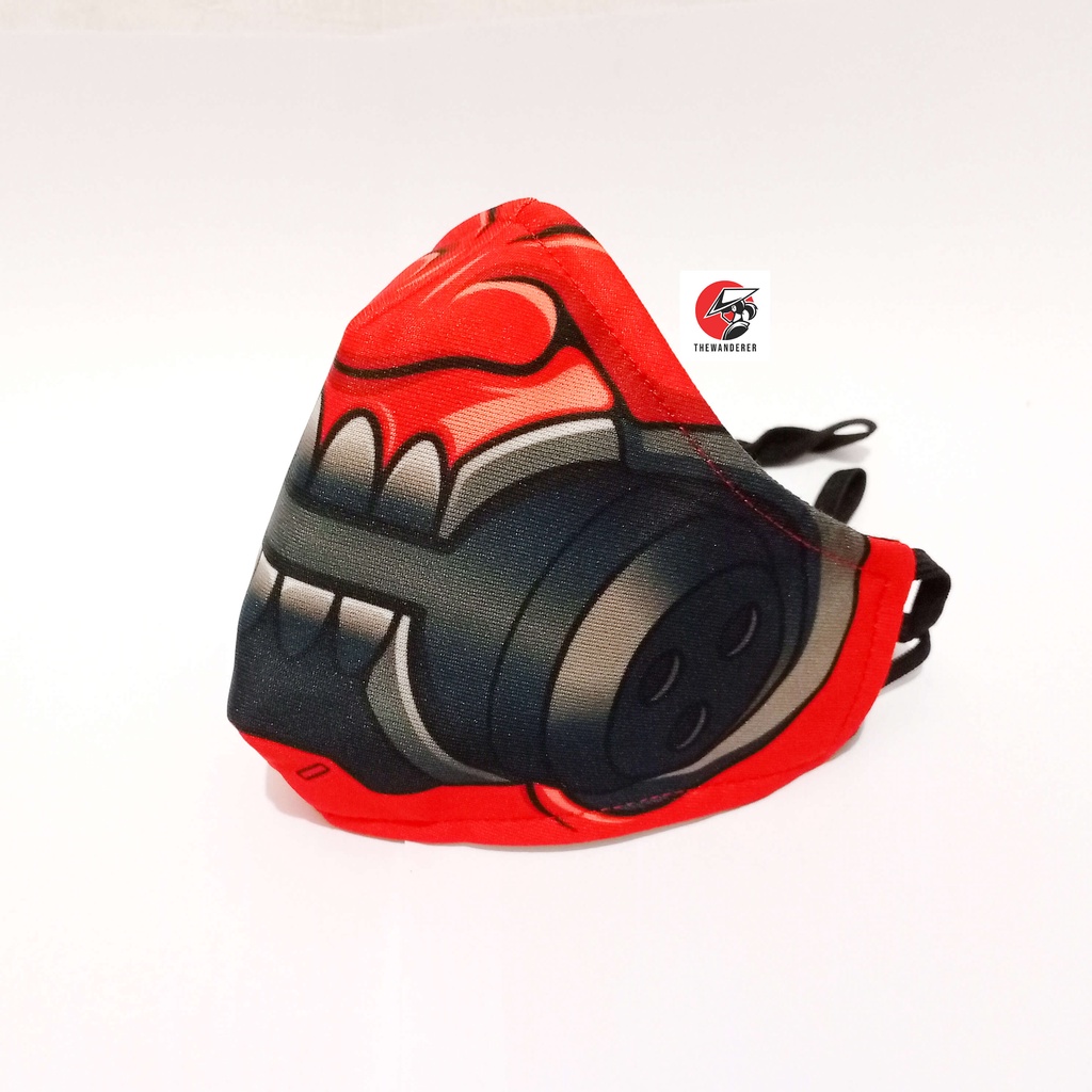 Jual TheWanderer x Overwatch Genji Yoru Viper Masker Gaming FULLPRINT+ ...