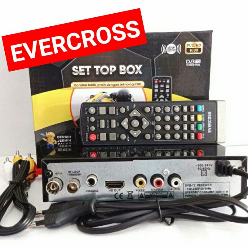 Jual STB Set Top Box EVERCROSS TV Digital Megabox Mega box SNI DVB T2 ... Jual STB Set Top Box EVERCROSS TV Digital Megabox Mega box SNI DVB T2 ...