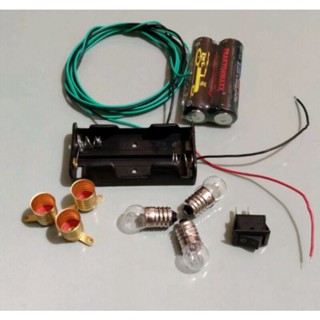 Jual paket rangkaian lampu seri/paralel praktikum SD - SMP - SMA ...