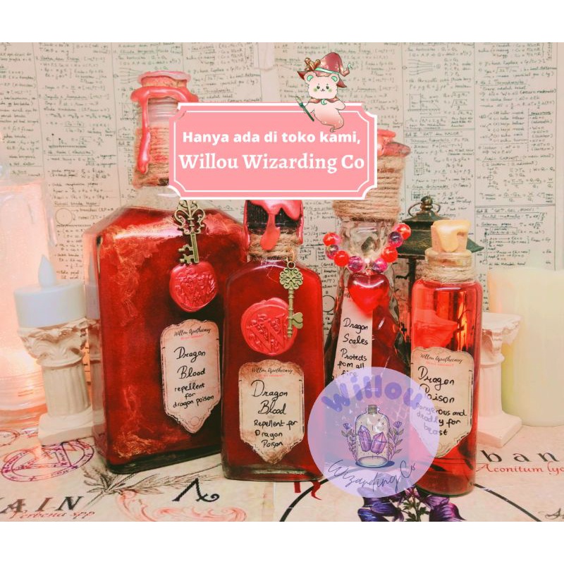 Jual Harry Potter Potion Dragon Blood 60ml Magic Potion Ukuran Sedang ...