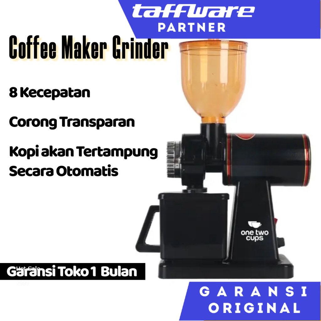 Jual Mesin Giling Biji Kopi Coffee Maker Grinder Listrik Electric Rumahan - 600N | Shopee Indonesia
