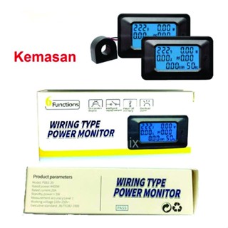 Jual [HAEBOT] Wattmeter MeteranVolt Ampere 220V 100A LCD Digital Panel ...