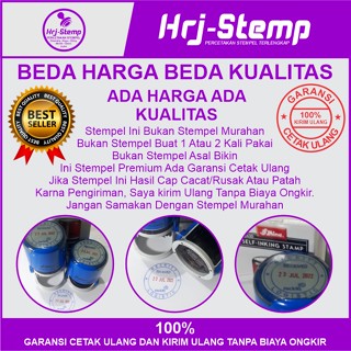 Jual Cetak Stempel Tanggal Custom | Cetak Stempel Tanggal Shiny 2 Warna ...