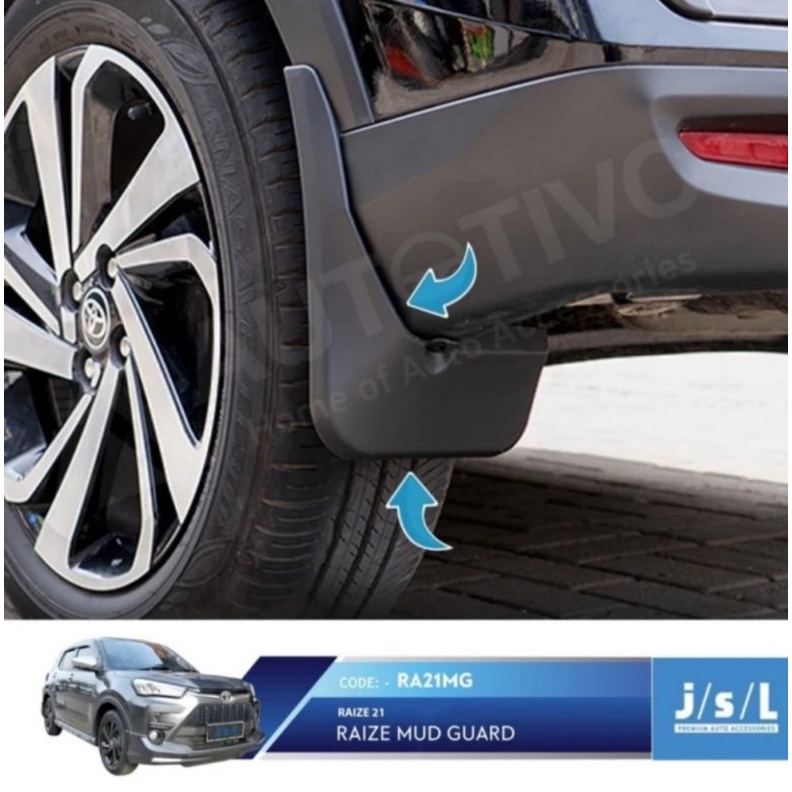 Jual Karpet Lumpur Mud Guard MudGuard Toyota Raize Rocky JSL | Shopee ...