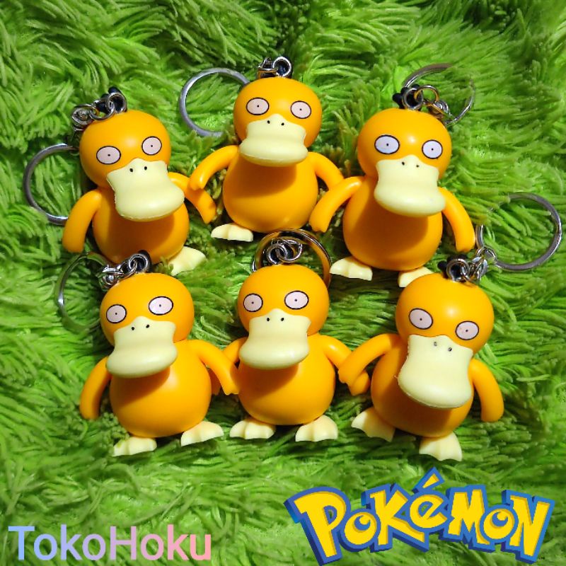 Jual Gantungan Kunci Pokemon Psyduck Action Figure Keychain | Shopee ...