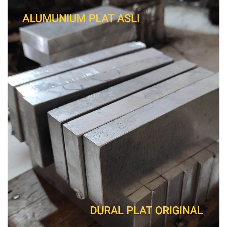 Jual Alumunium dural tebal 25mm panjang 150mm lebar 70mm plat dural ...