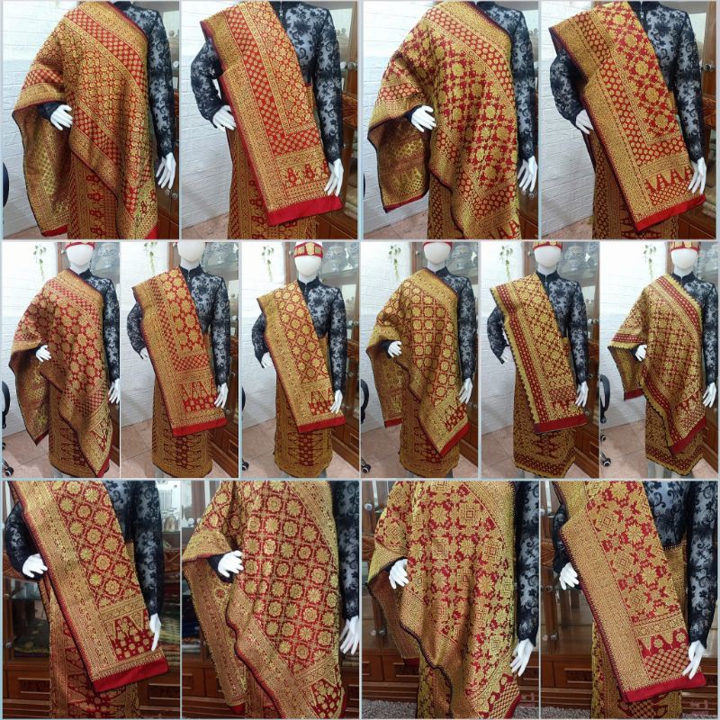Jual Songket Palembang Asli Tenun Tangan / Lepus Kristal Ori | Shopee Indonesia