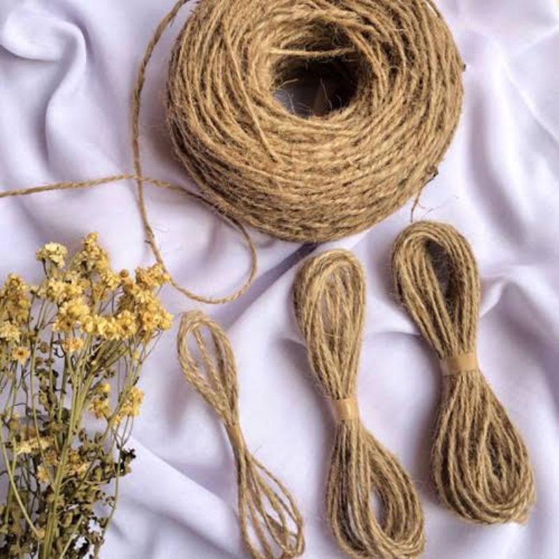 Jual Tali Rami / Tali Hampers (50 meter) | Shopee Indonesia