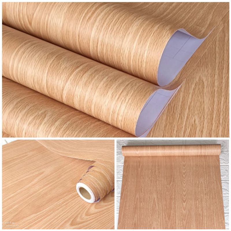 Jual wallpaper flafon stiker dinding kayu songkai serat elegan | Shopee ...