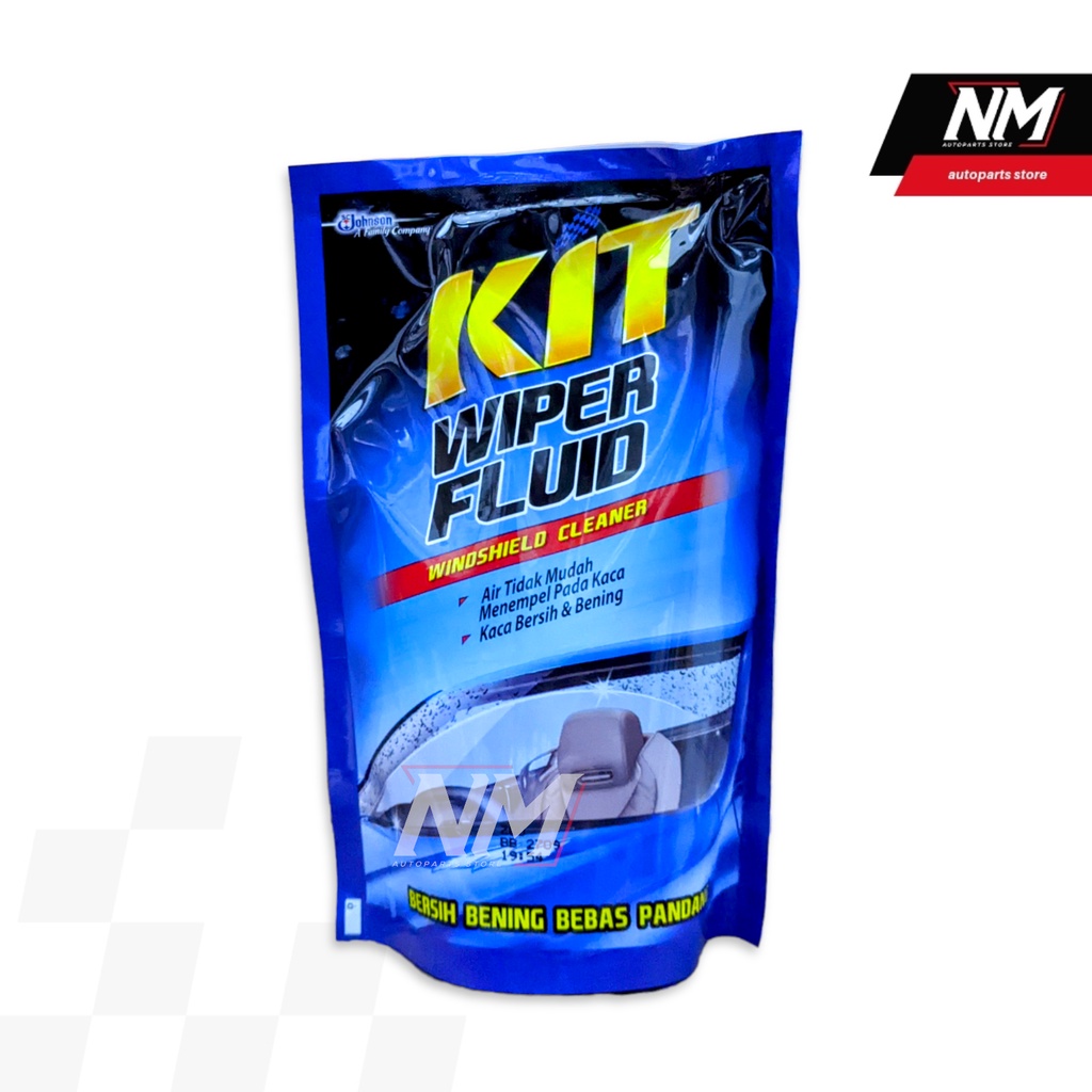 Jual KIT Wiper Fluid Cairan Pembersih Kaca Depan Mobil Pouch 400ml ...