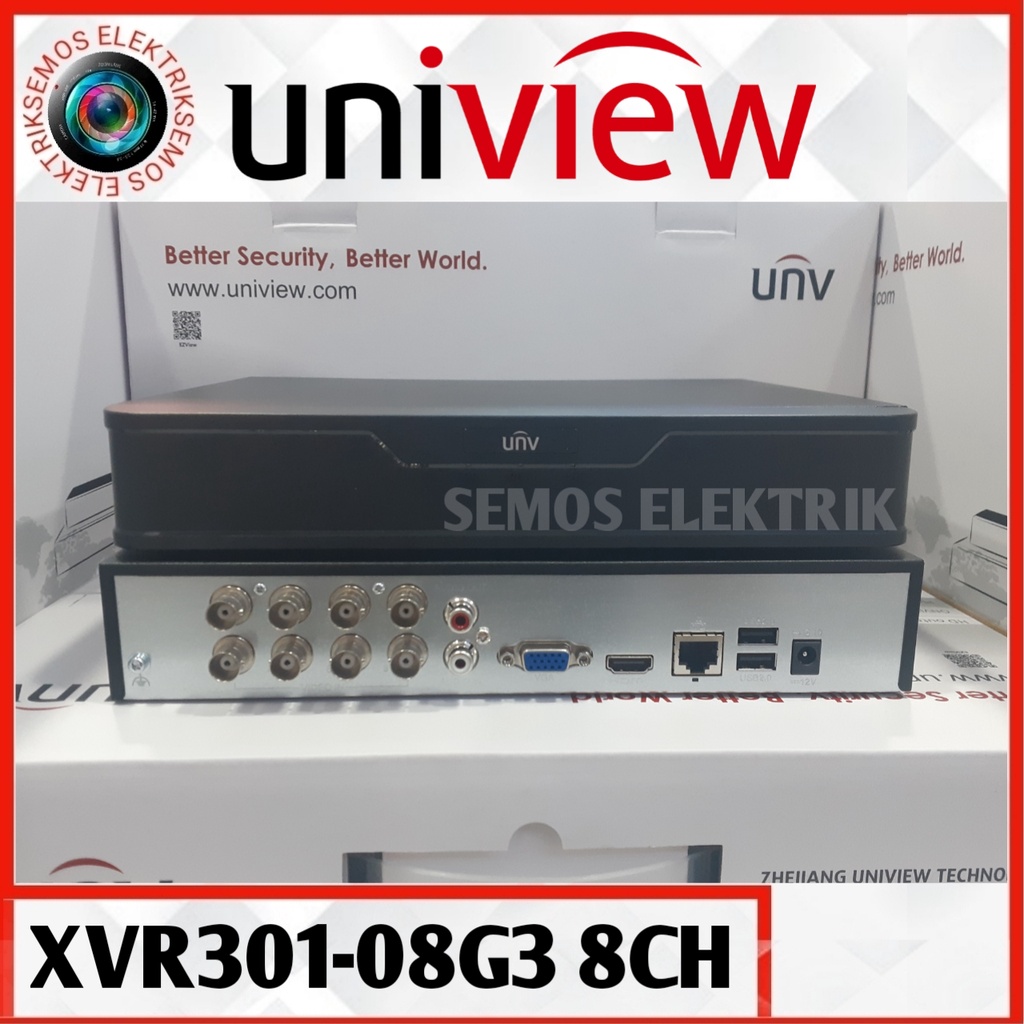Jual Dvr 8 Channel 5MP Uniview XVR301-08G3 Support AHD TVI CVI CVBS IPC ... Jual Dvr 8 Channel 5MP Uniview XVR301-08G3 Support AHD TVI CVI CVBS IPC ...