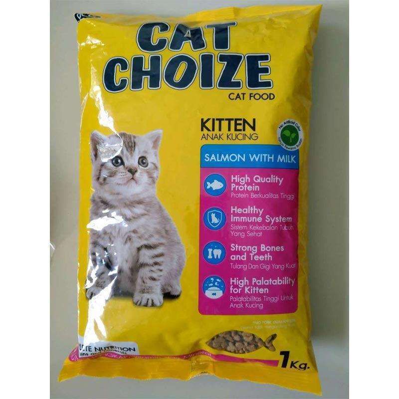 Jual CAT CHOIZE ADULT/KITTEN RASA TUNA SALMON | Shopee Indonesia