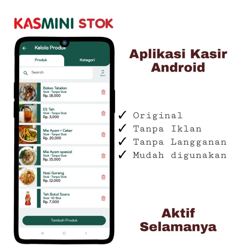 Jual APLIKASI KASIR ANDROID CETAK STRUK & RESI | Shopee Indonesia