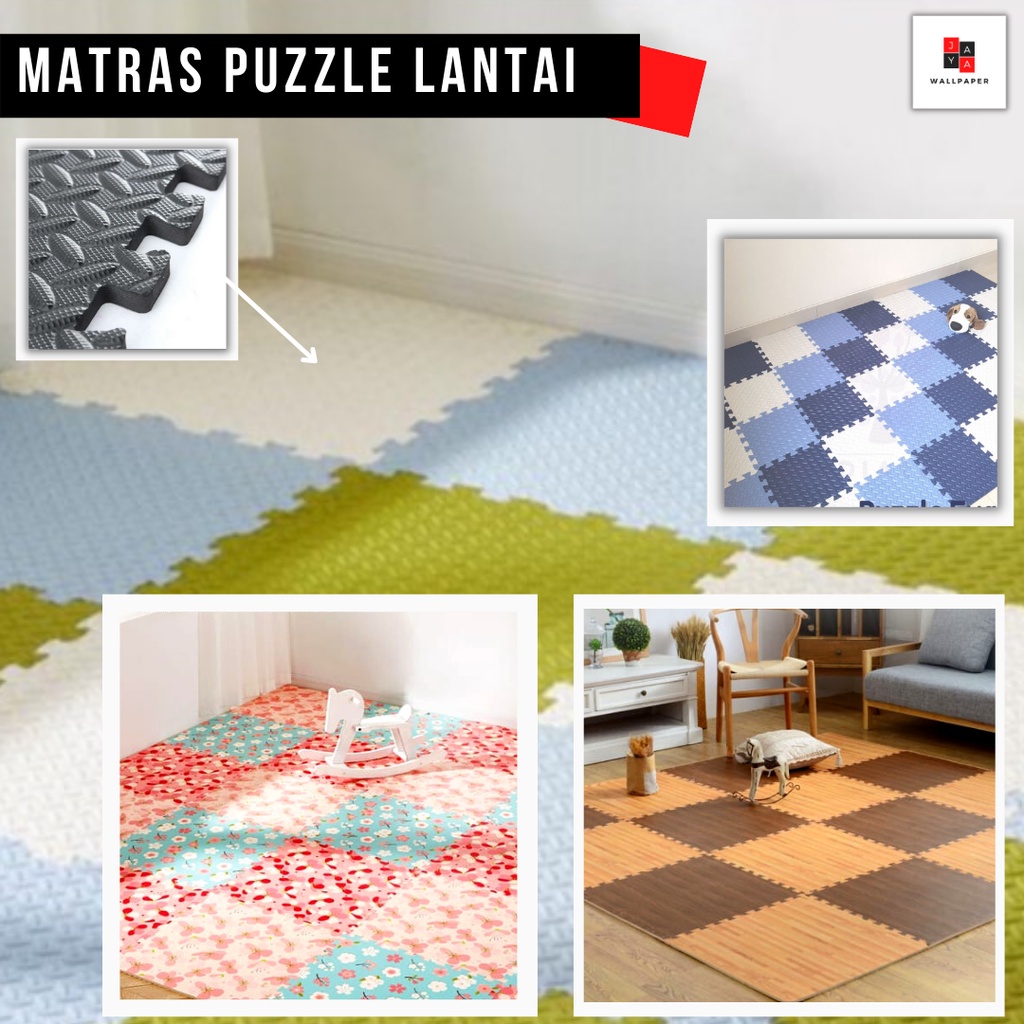 Jual PROMO HARGA MURAH !! MATRAS PUZZLE PER-PCS LANTAI EVAFOAM TEBAL ...