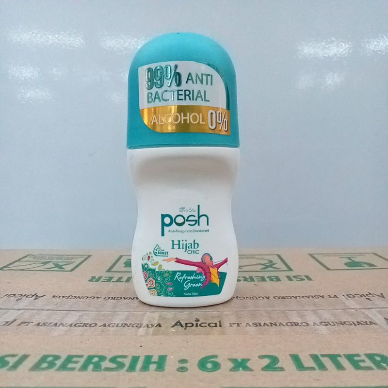 Jual POSH HIJAB CHIC DEODORANT ROLL ON 50 ML | Shopee Indonesia