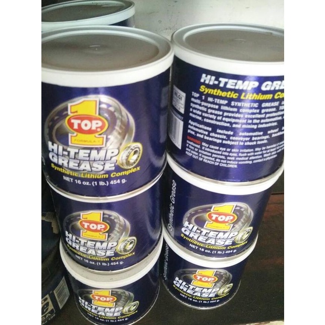 Jual Top1 Top One Hitemp hi temp grease Lithium Complex Biru kemasan ...