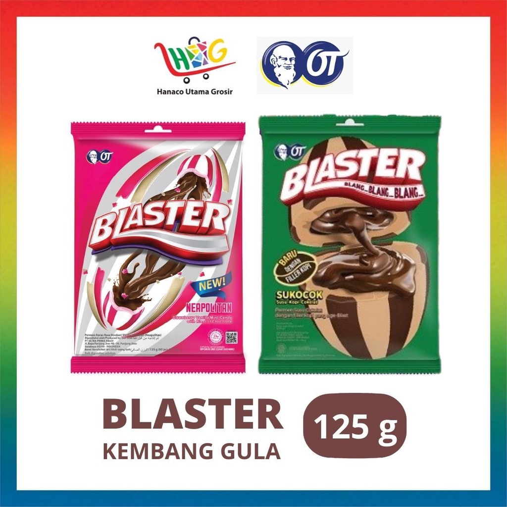 Jual Permen Blaster Neapolitan / Choco 125gr | Shopee Indonesia