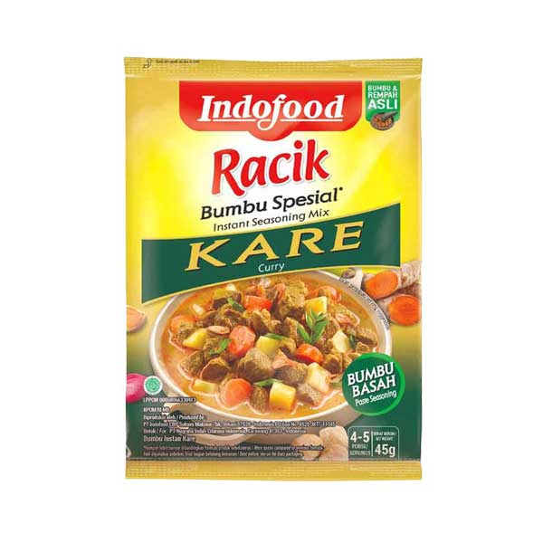 Jual INDOFOOD BUMBU RACIK SPECIAL KARE 45 GR | Shopee Indonesia