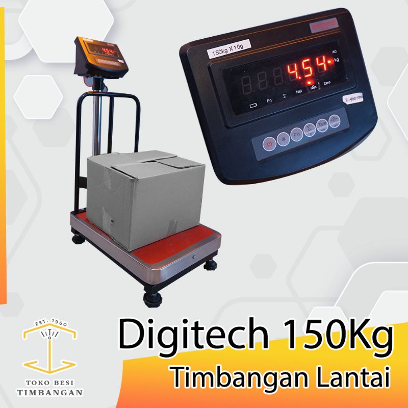 Jual Timbangan Digital Merk DIGITECH 150 Kg | Shopee Indonesia