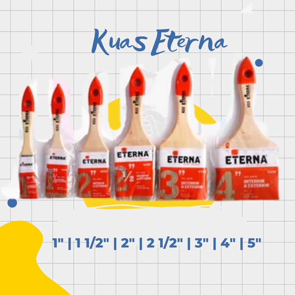 Jual Kuas Bangunan Eterna | Shopee Indonesia