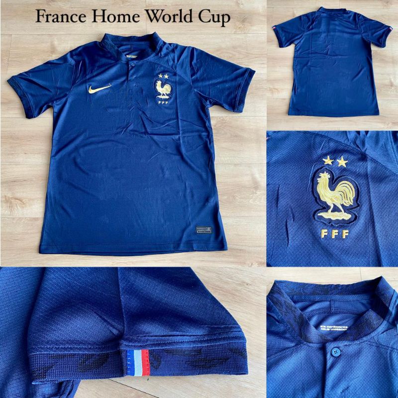 Jual JERSEY PRANCIS HOME 2022 2023 TIMNAS WORLD CUP FRANCE GO GRADE ORI ...
