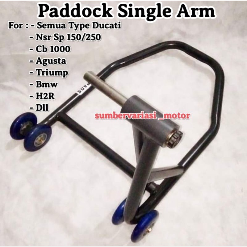 Jual Paddock pro mono arm paddock single arm for Ducati Nsr sp Cb 1000 ...
