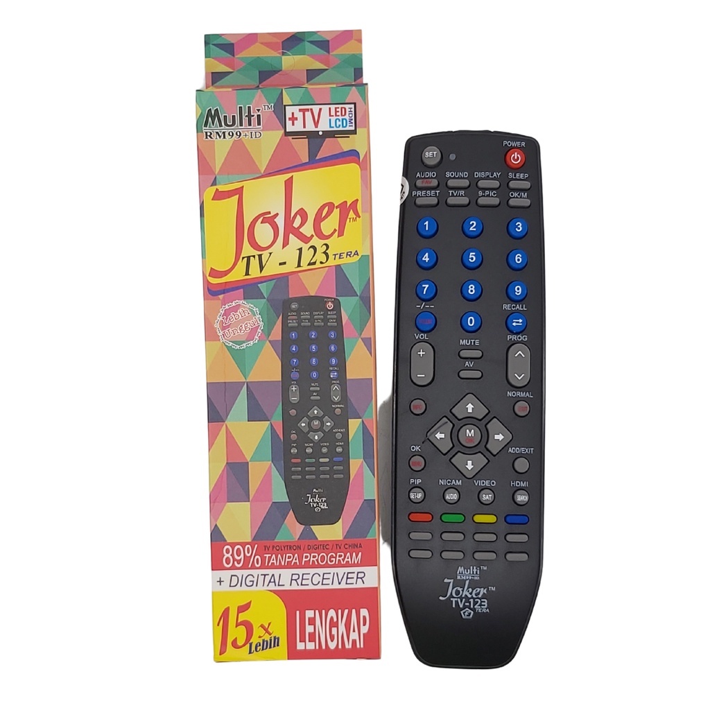 Jual Remote TV Universal Joker Remot TV Multi Joker Universal LED LCD ...
