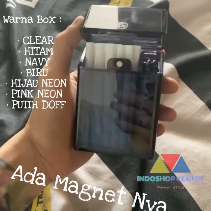 Jual TEMPAT ROKOK / KOTAK ROKOK AKRILIK / BOX ROKOK / PENYIMPANAN ROKOK ...