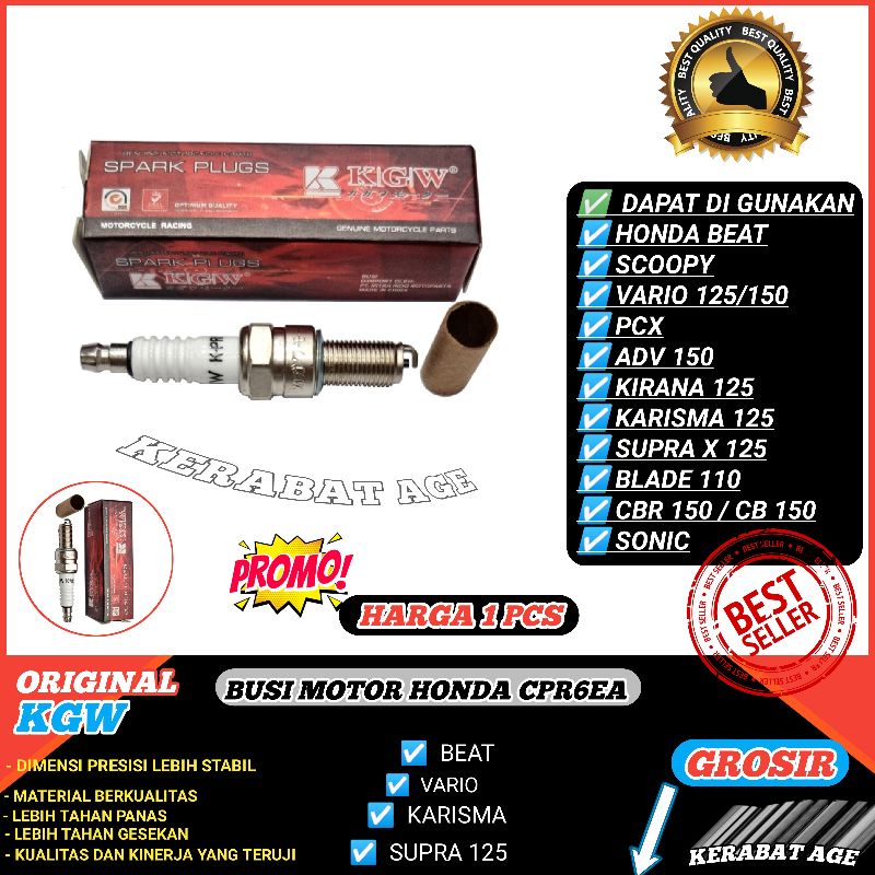 Jual BUSI KARISMA KHARISMA BEAT BLADE CS1 SUPRAX125 VARIO SONIC CPR6EA ...