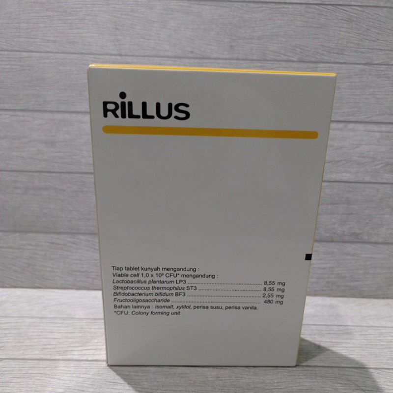 Jual Rillus Tablet kunyah (jual pertablet) | Shopee Indonesia