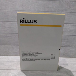 Jual Rillus Tablet kunyah (jual pertablet) | Shopee Indonesia