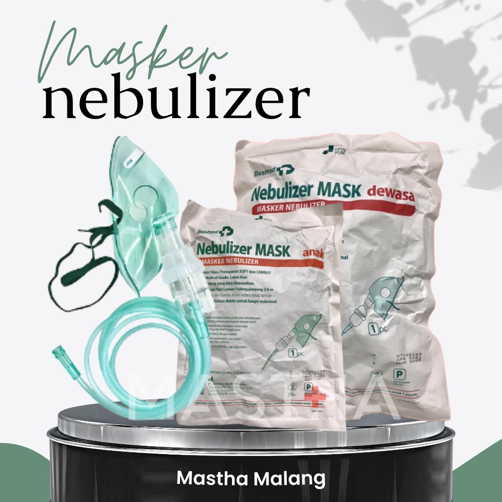 Jual *Mastha Malang* Masker Nebulizer Anak/Masker Nebulizer Dewasa ...