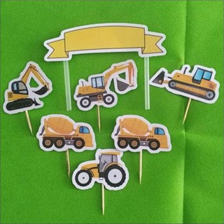 Jual TOPER KUE TOPPER CAKE EXCAVATOR / TOPPER KUE ULANG TAHUN TEMA ALAT ...