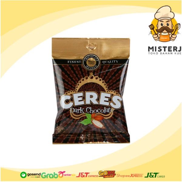 Jual Ceres Hagelslag Rice Dark Chocolate | 75 Gram | Taburan Meses ...