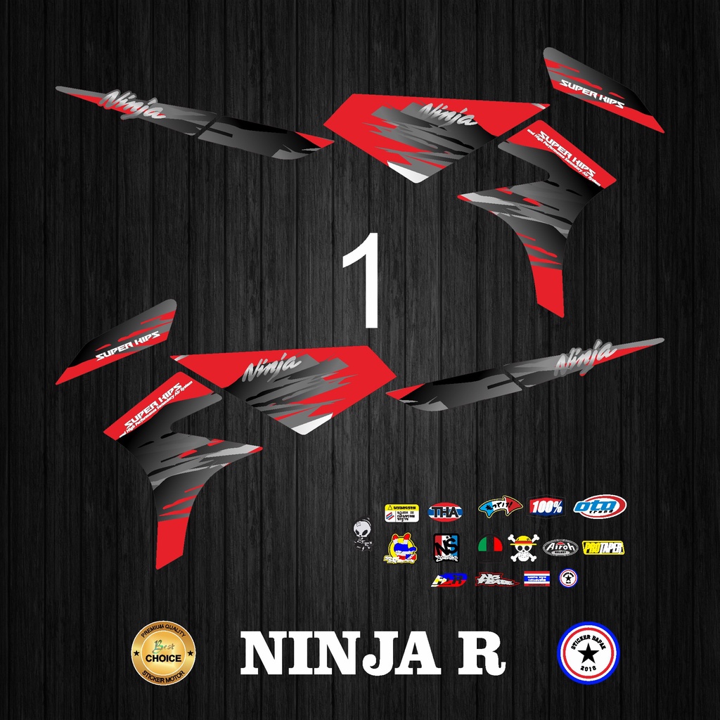 Jual Stiker striping NINJA R variasi sticker dras | Shopee Indonesia