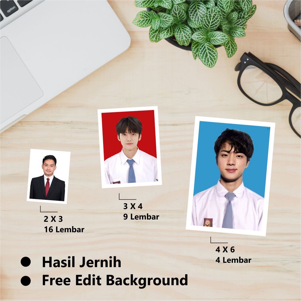 Jual Free Edit Background - Paket Cetak Pas Foto Tahan Air Tidak Luntur ...
