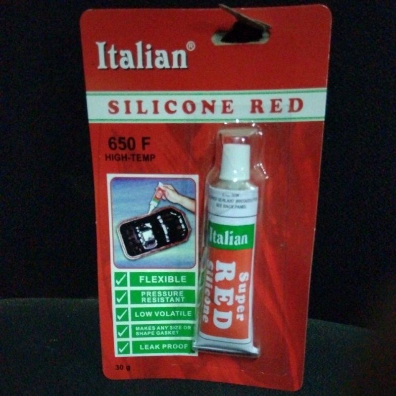 Jual Lem Super RED Silicone Italian 30g Lem Autosealer Siller Sealer ...