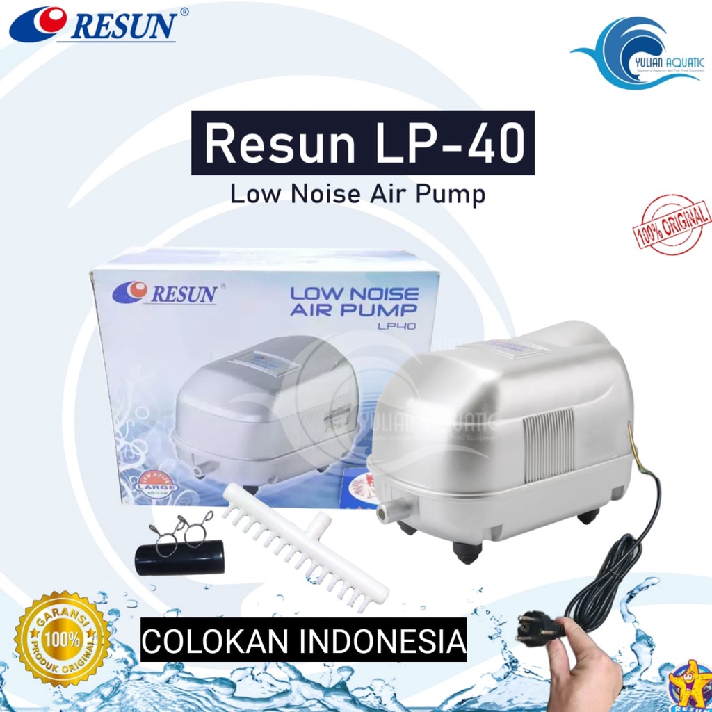 Jual Resun Lp40 Pompa Udara Air Pump Blower Colokan indonesia | Shopee ...
