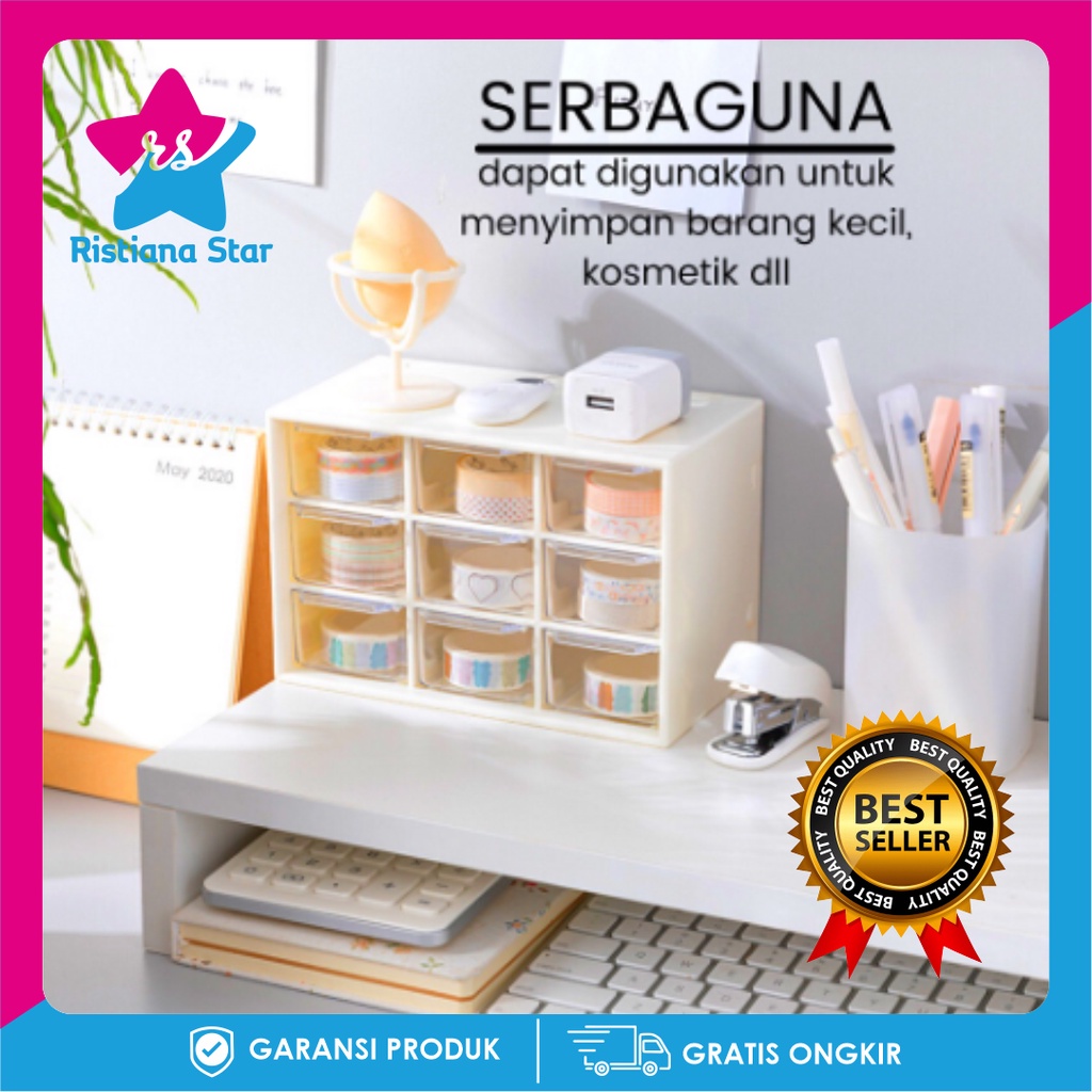 Jual KOTAK LACI MINI SERBAGUNA | JIUGONGGE STORAGE BOX | KOTAK ...
