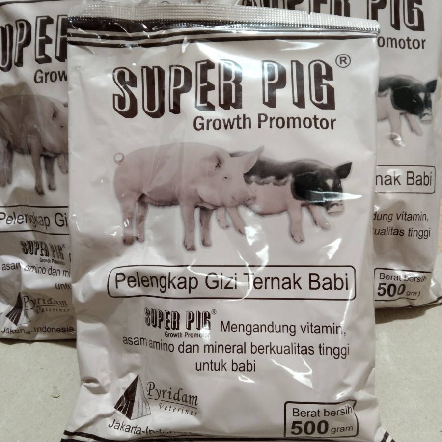 Jual Super Pig 500gr (asam amino dan mineral lengkap untuk babi ...