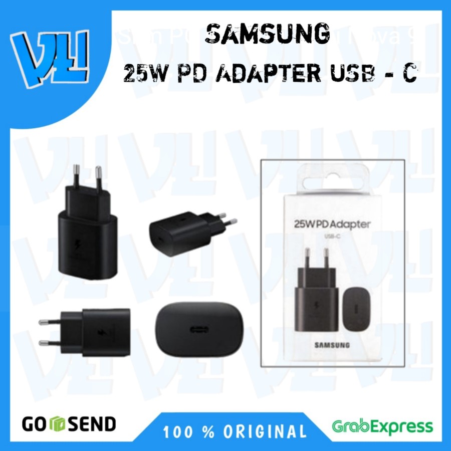 Jual Adapter / Kepala Charger / Samsung 25W PD Adapter USB-C ORIGINAL SAMSUNG | Shopee Indonesia