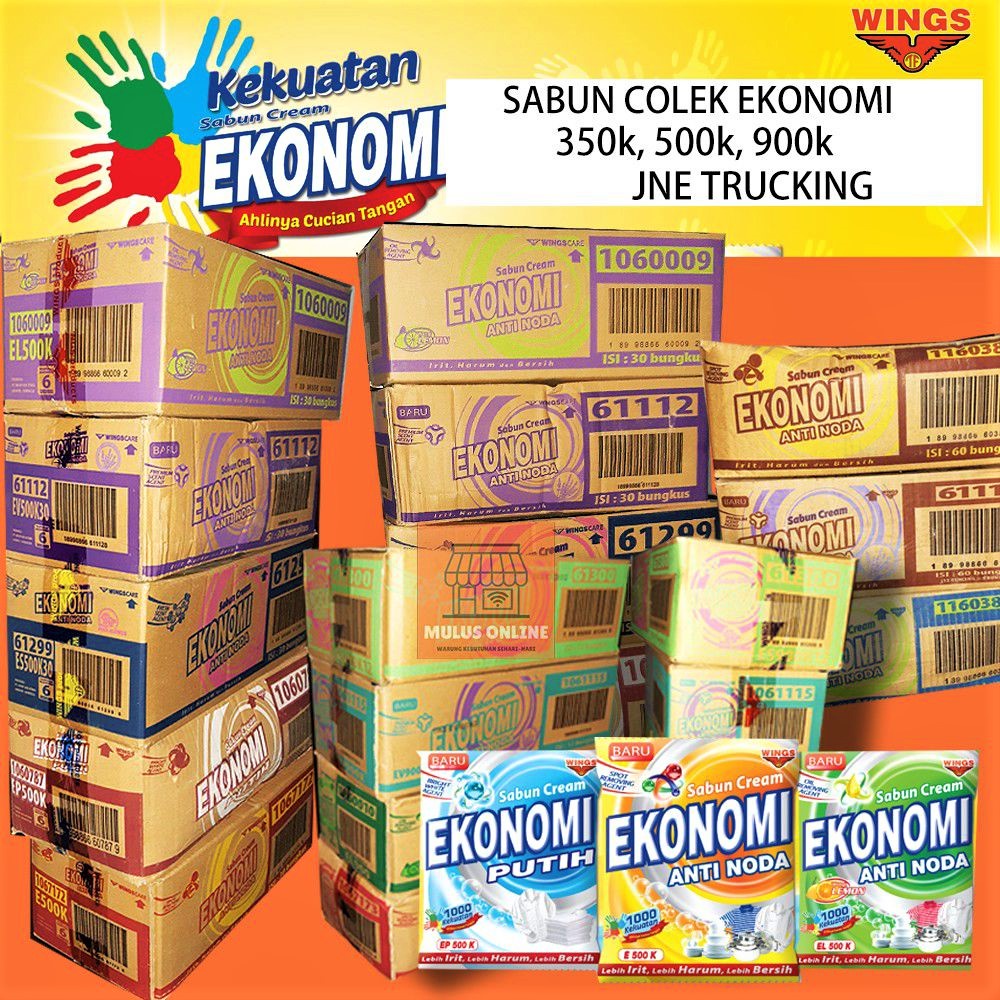 Jual EKONOMI SABUN CREAM - SABUN COLEK RP5000 / 900K - 1 DUS ISI 12 PCS ...
