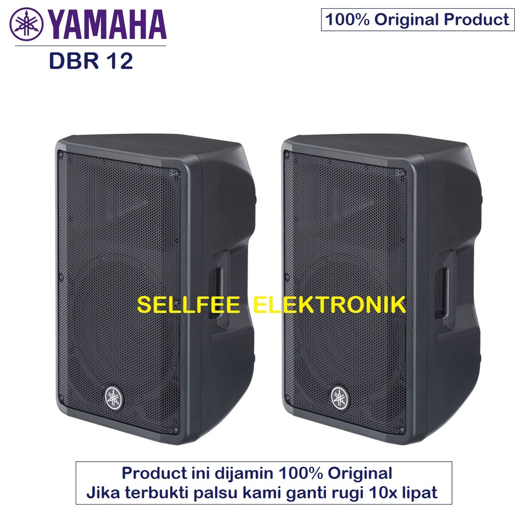 Jual Speaker Aktif Yamaha DBR 12/ DBR12 / DBR-12 Original | Shopee ...