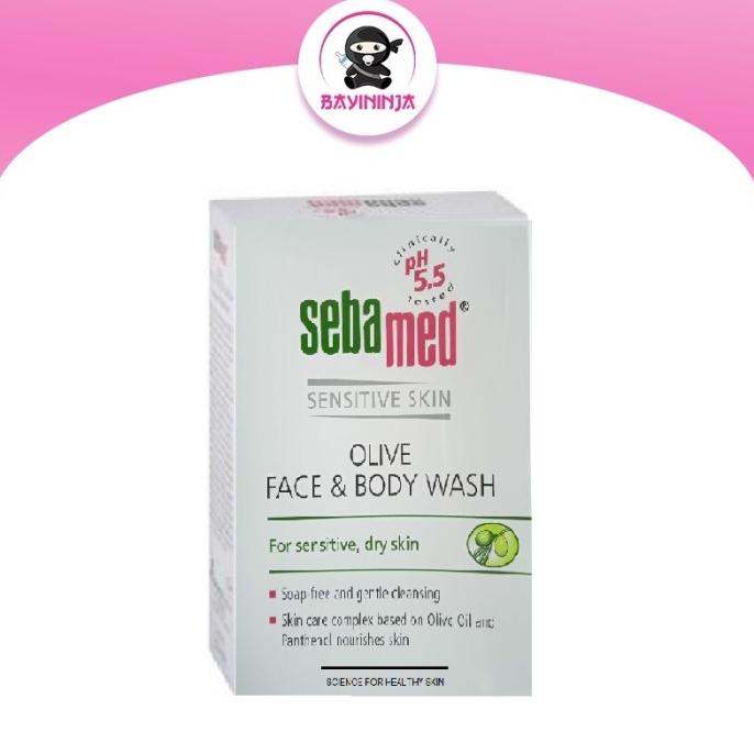 Jual SEBAMED Olive Face & Body Wash untuk Kulit Sensitif Sensitive 200 ...